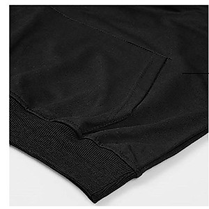 jupkem unisex animation hoodie cosplay Jacket Pullover Sweatshirt with Pocket (XX-Large, Black 1)