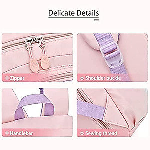 oygejmt Girls Backpack Cute Rabbit Elementary School bags Middle Bookbags Casual Daypack Backpacks Durable Lightweight Travel Bags (Blue)