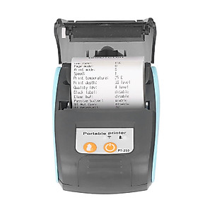 Mini Pocket Printer, Bluetooth Thermal Receipt Printer for iOS Android and Windows, 58mm Portable Small POS Bill Printer for Restaurant Sales Retail (Without