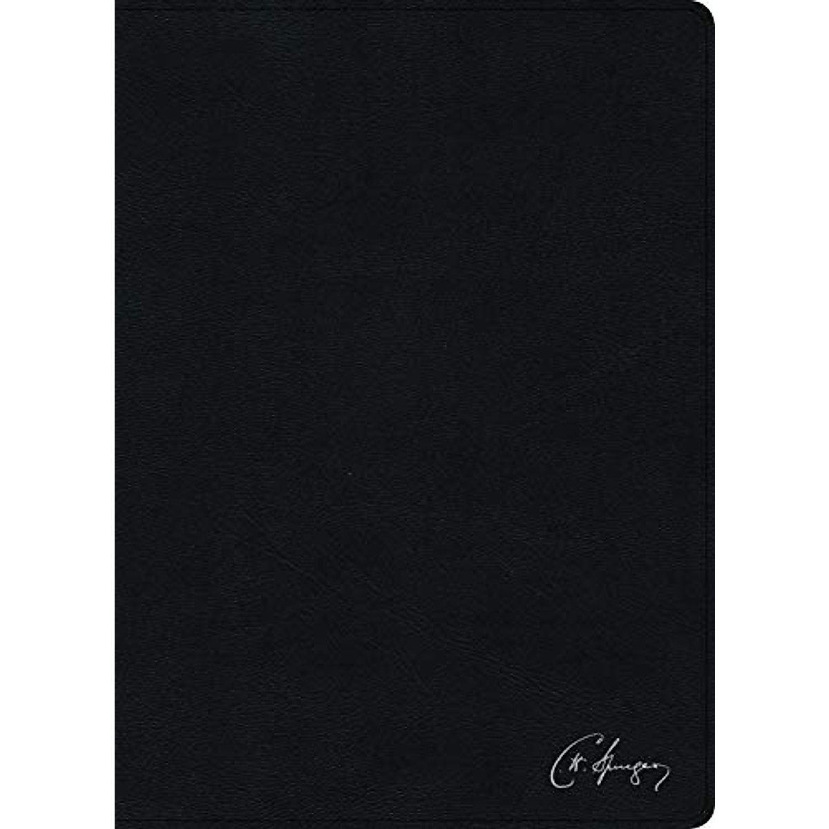 RVR 1960 Biblia de estudio Spurgeon, negro piel genuina con índice (Spanish Edition)