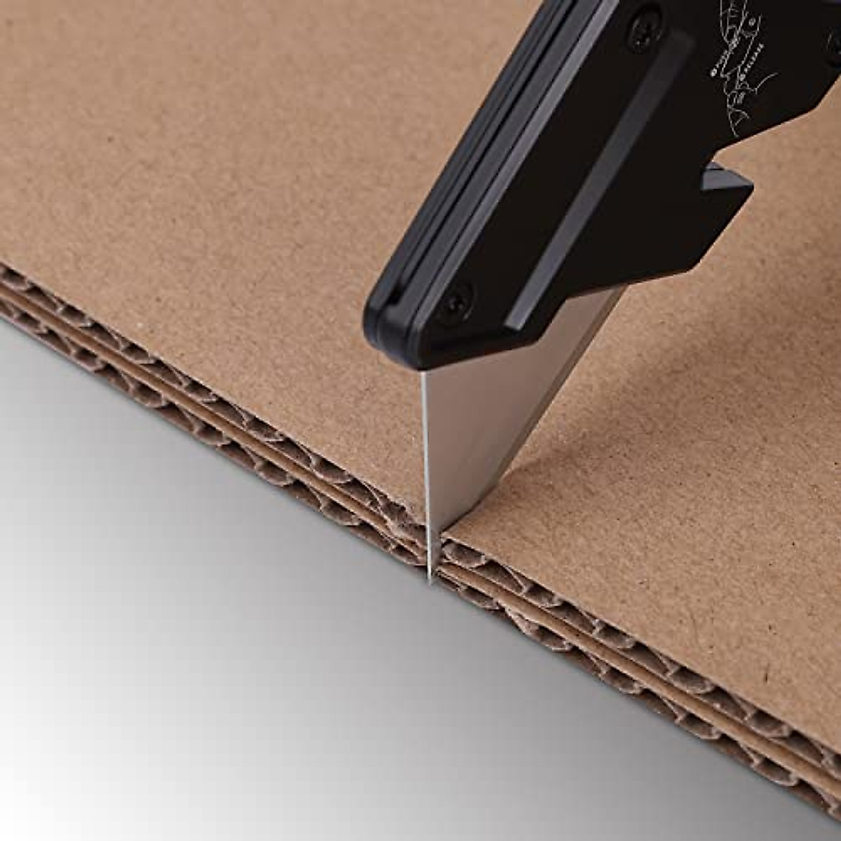 Leopcito Box Cutter Retractable Folding Utility Knife, Heavy Duty Cutter Knife Cardboard Cutter, Box Slicer Opener, Cartons, Cardboard and Boxes Knife Carpet Cutter, Retractable Razor Knife Set, A4RD