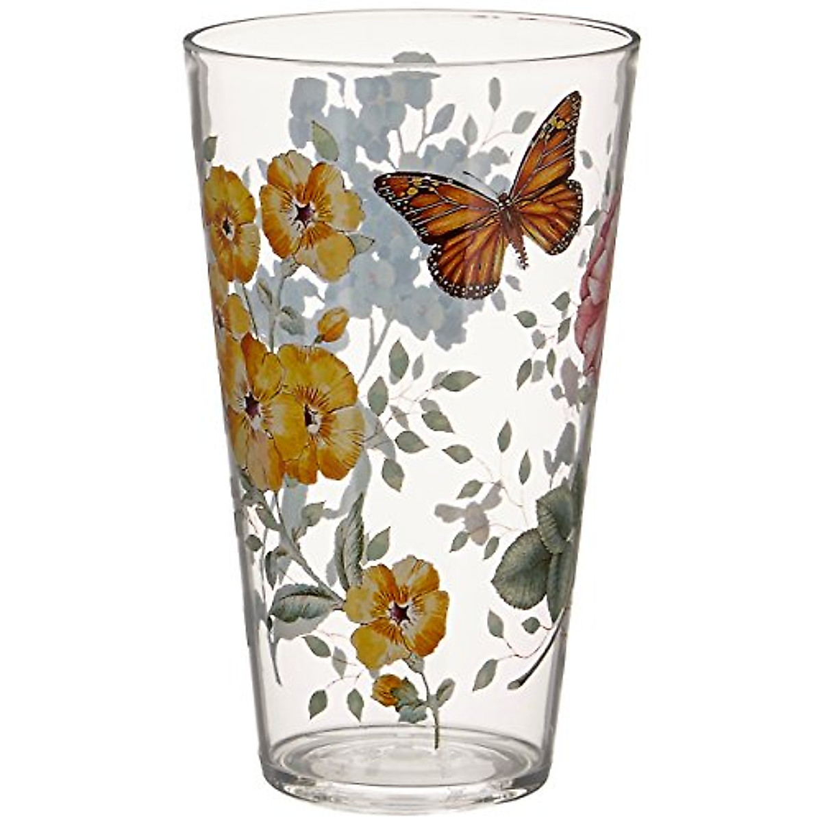 Lenox Butterfly Meadow Melamine 4 Piece Highball, 1.4 LB, Multi