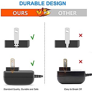 Digipartspower 9VDC AC Adapter Power Cord Compatible with Atari Flashback 2 Classic Game Console Flash Back