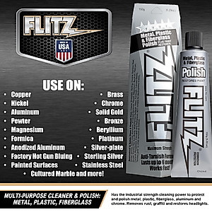 Flitz BU 03515 Metal, Plastic and Fiberglass Polish Paste - 5.29 oz. , Blue