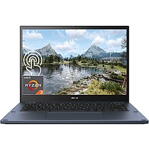 ASUS 2023 Newest Chromebook 2-in-1 Laptop, 14 Inch WUXGA Touchscreen Display, AMD Ryzen 3 7320C Processor, 8GB DDR5 RAM, 128GB SSD, AMD Radeon Graphics, WiFi 6, Bluetooth, HDMI, Chrome OS