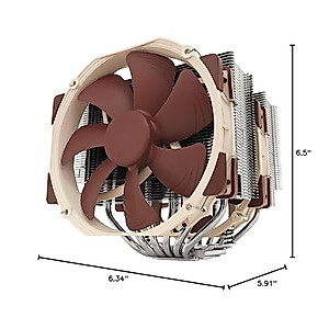 Noctua NH-D15 SE-AM4, Premium Dual-Tower CPU Cooler for AMD AM4 (Brown)
