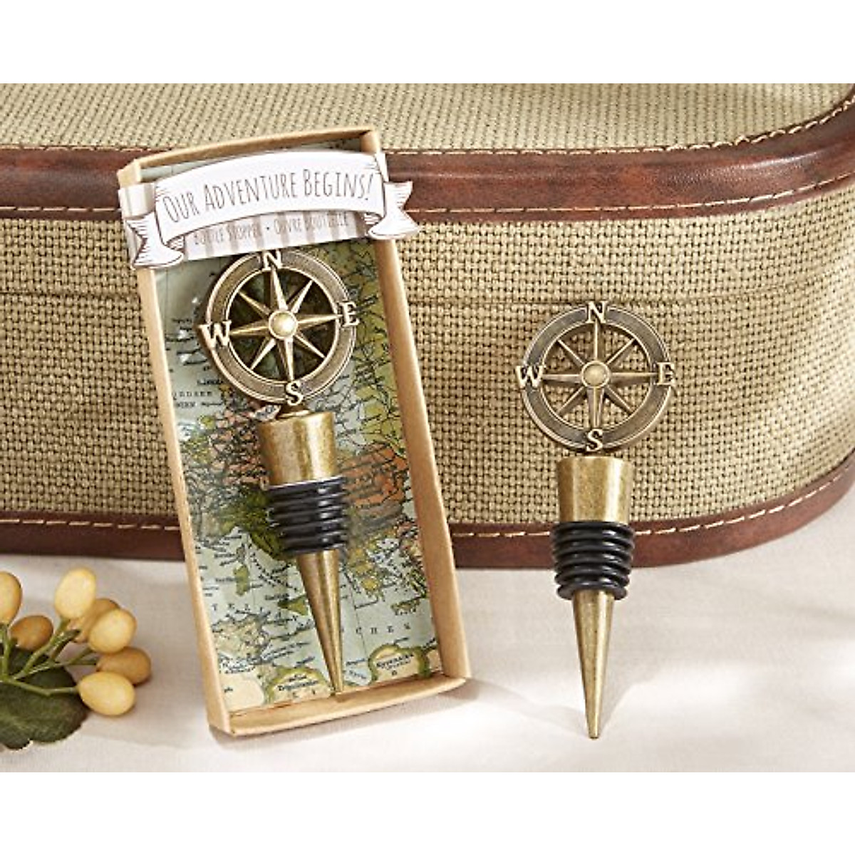 Kate Aspen "Our Adventure Begins" Bottle Stopper