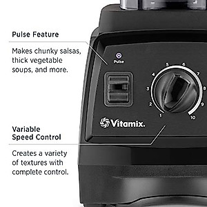 Vitamix Red 7500 Blender + Blade Scraper Accessory