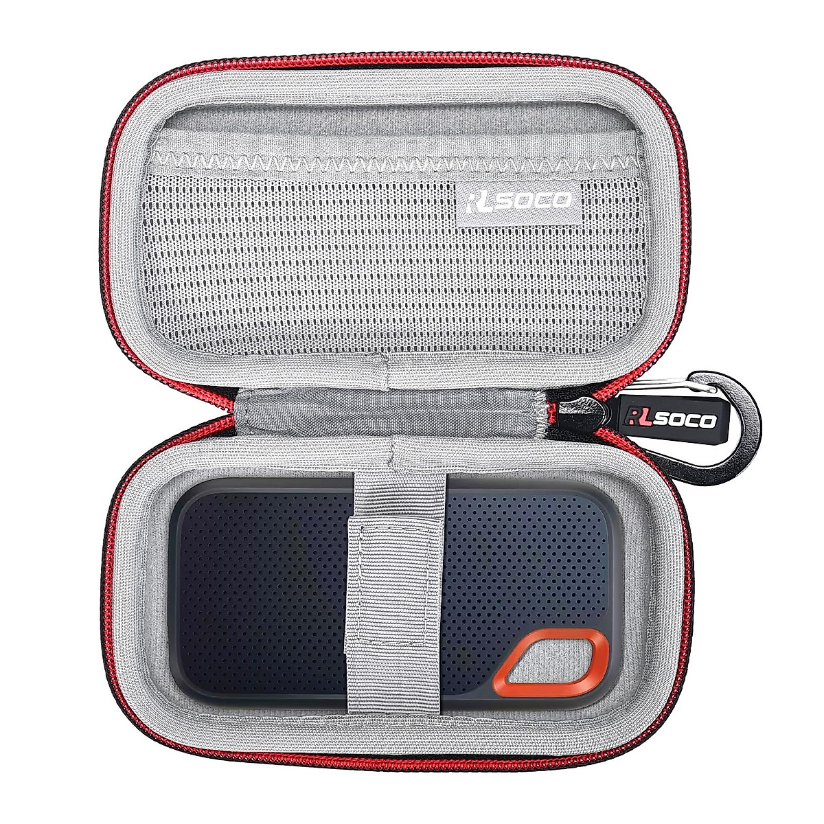 RLSOCO Case for SanDisk 1TB/2TB & 1TB/2TB/4TB/500GB Extreme & 1TB/2TB/4TB Extreme PRO & Professional 1TB/2TB/4TB PRO-G40 & Works with Crucial X8 1TB/2TB/4TB/500GB Portable SSD