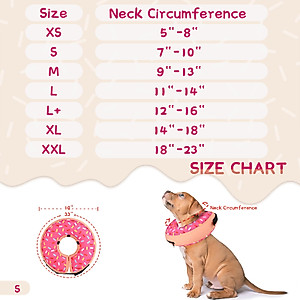 Supet Inflatable Dog Cone Collar Alternative After Surgery, Dog Neck Donut Collar Recovery E Collar for Post Surgery, Soft Dog Cone for Small Medium Puppies Cats