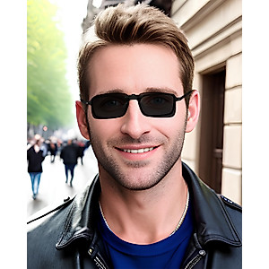 LUFF 2-Pair Polarized/Night Vision Clip on Sunglasses/Myopia Glasses for Driving (Black-Yellow)