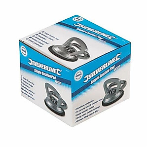 Silverline 427574 Suction Pad Aluminium 50 kg Single