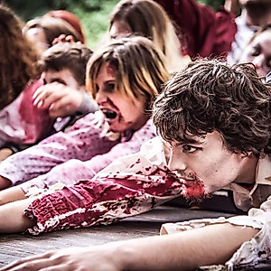 Paminify 2.1oz Fake Blood Spray, Blood Splatter, Halloween Liquid Blood for Clothes, Zombie, Vampire and Monster SFX Makeup & Theater,Dark