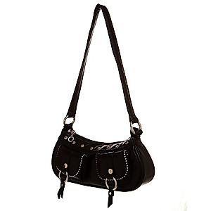 Handbags For All Small Western Inspired One Toned Studded Hobo women handbag Shoulder Handbag