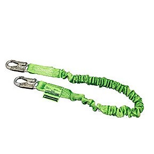 Miller Manyard II 231MDOAL Blue Polyester Webbing Shock-Absorbing Lanyard - 6 ft Length - 612230-18577 [PRICE is per EACH]