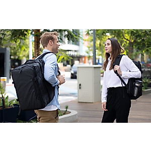 Taskin NEW FLYT | Expandable Large Travel Backpack w/ Laptop Section & Waterproof Zippers | 26L/45L Capacity