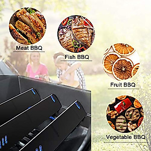 Rejekar Replacement Part for Uniflame GBC1059WB, Backyard BY13-101-001-13, DynaGlo, Better Home&Garden Grill, 15 inch Porcelain Steel Heat Plate Shield Tent Flame Tamer Burner Cover, 5-Pack