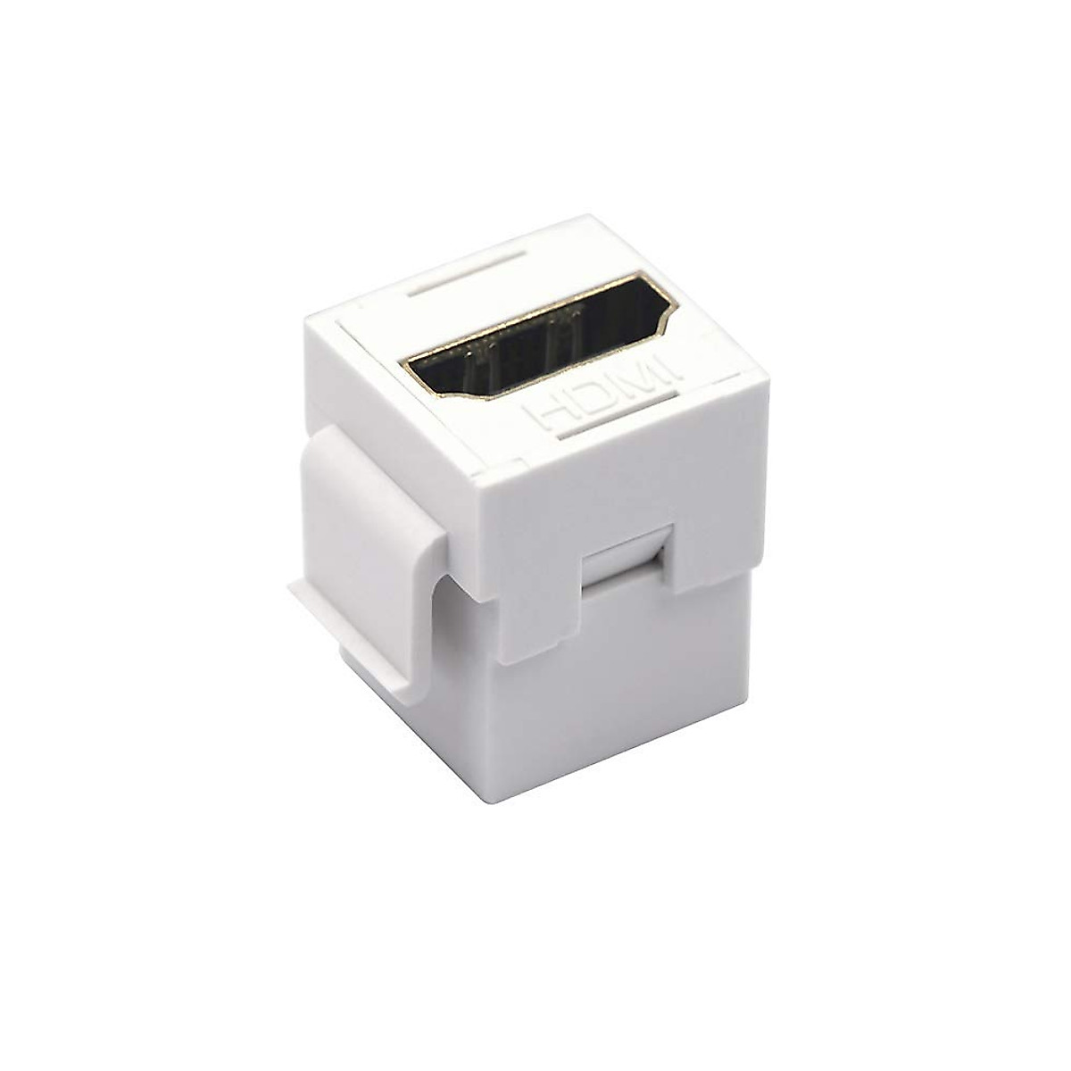 VCE 5-Pack CAT6 RJ45 Keystone Jack Inline Coupler Bundle with 6-Pack HDMI Female Keystone Coupler