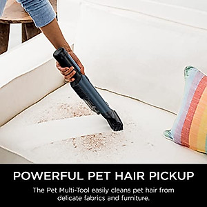 Shark WV410BL WANDVAC Cordless Hand Vacuum, Ultra-Lightweight & Portable with Powerful Suction & Tools for Pets, Designed for Car & Home, Dark Blue