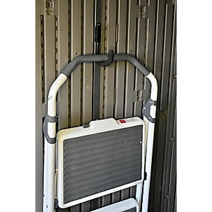 Pop's Parts Plus Metal Hook for Lifetime Shed Fits All Lifetime Sheds with Vertical Channels | (2 Hooks)