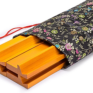 Yellow Mountain Imports Protective Sleeve for Mahjong Racks and Pushers - Floral - 26 Inches