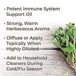 Plant Therapy Oregano Organic Essential Oil 100% Pure, USDA Certified Organic, Undiluted, Natural Aromatherapy, Therapeutic Grade 10 mL (1/3 oz)