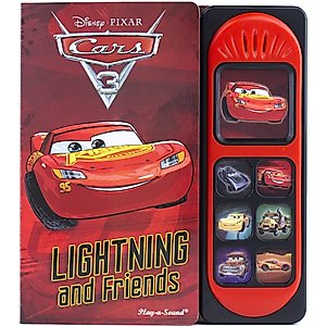 Disney Pixar Cars 3 - Lightning McQueen and Friends Little Sound Book - Play-a-Sound - PI Kids