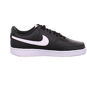 Nike Men's Court Vision Low Next Nature Shoes Sneaker, Black/White-Black, 8