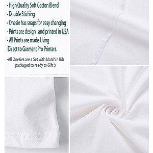 Hero Wears Scrubs I call him Dad -Newborn Baby Bodysuit Gift Outfit Onesie & Bib