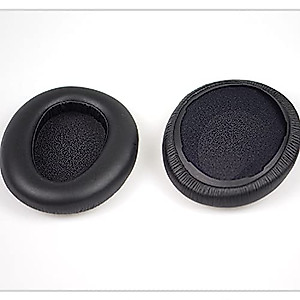 MDR-10R Replacement Ear Pads Earpads Ear Cushions Cover for Sony MDR-10RBT MDR-10RNC MDR-10R Headphones (Black)