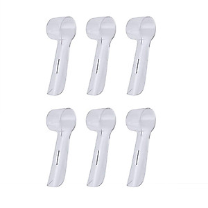 HSYTEK 6 Pack Toothbrush Cover Caps Compatible with Oral B Braun Replacement Heads, Fits for Cross Action Brush Heads and Pro 1000 Electric Toothbrushes, Convenient for Travel and More Sanitary