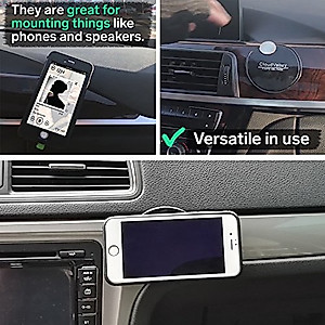 CloudValley Sticky Gel Pads - Gripping Pad [5 Pack], Multifunctional Sticky Cell Pad, Non-Slip mats Holds Cell Phones, Coins, Golf Cart, Boating, Speakers