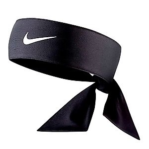 Nike Dri-Fit Head Tie 2.0 (One Size Fits Most, Black/White)