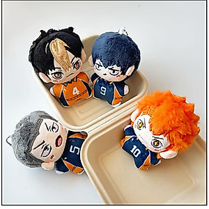Shoyo/Tobio Kageyama Plush Anime Stuffed Figure Cute Cartoon Character Throw Pillow Bag Pendant Home Sofa Decoration 12cm/4.72"