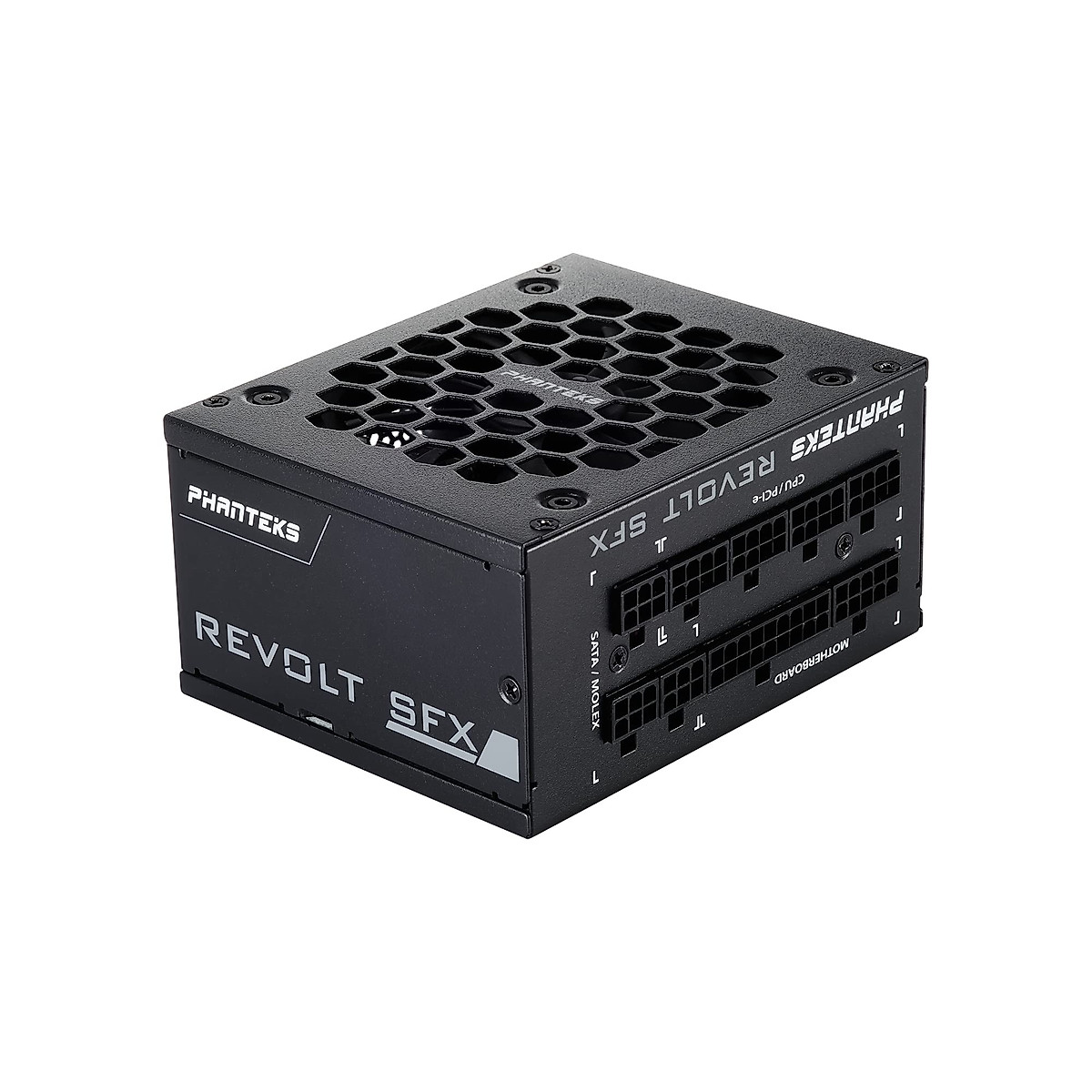 Phanteks (PH-P750PSF) Revolt SFX 750W 80PLUS Platinum, SFX Power Supply, Fully Modular, Platinum-Rated Efficiency, Silent Fan, Black.