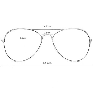 Big Mo's Toys Silver Mirrored Aviator Sunglasses Shades – 70’s Style Adult Aviators Costume Glasses - 1 Pair