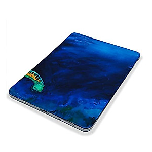 Cute Ocean Turtle Painted case Compatible with iPad Mini Air Pro 7.9 8.3 9.7 10.2 10.9 11 12.9 inch Pattern Cover New 2022 2021 Trifold Stand 3 4 5 6 7 8 9 Generation 91 (12.9 Pro 3/4/5 gen)