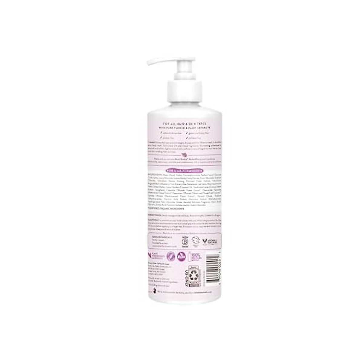 Babo Botanicals Smoothing Berry 2-in-1 Shampoo & Wash - Detangling & Nourishing - Eliminates Frizz & Prevents Static - Evening Primrose Oil - For all ages - Light Berry Fragrance- Vegan