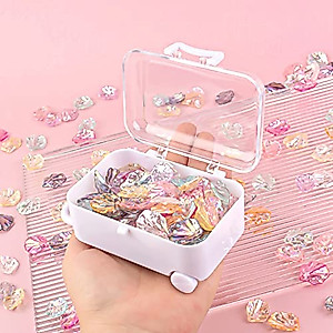 Framendino, 4 Pack Mini Plastic Travel Hard Suitcase Box Reception Candy Case for Wedding Decoration Large