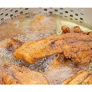 King Kooker KK6 15-Quart Aluminum Rectangular Fry Pan and Basket