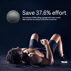 Comfyon Massage Lacrosse Ball for Myofascial Release, Deep-Tissue Massage, Sore Muscles, Trigger Point Therapy, Muscle Knots, Targeted Foot Pain Relief and Yoga Therapy