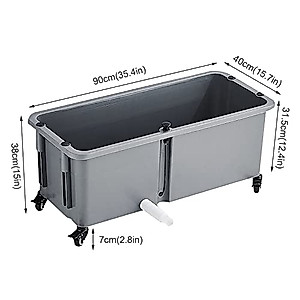 taimowei Mop Sink Wash Station Commercial Mop Service Basin Sink Laundry Tub Slop Sinks for Kitchen Restaurant Business