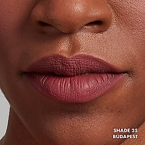 NYX PROFESSIONAL MAKEUP Soft Matte Lip Cream, Lightweight Liquid Lipstick - Budapest (Deep Mauve With Red Undertone)