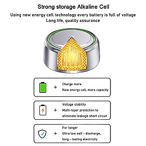 TXY 10PCS LR621 AG1 SR621SW 364 LR60 164 1.5V Alkaline Watch Battery Button Cell Batteries
