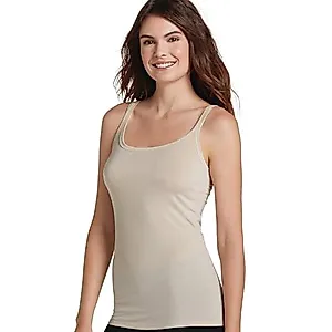 Jockey Women's Undershirt Supersoft Cami, Light Beige, XL