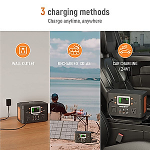HOWEASY 260W Portable Power Station.178Wh Solar Generator(Solar Panel Not Included) with 110V AC Power Socket Backup Power Supply, Suitable for CPAP, Outdoor Camping Travel Home Emergency