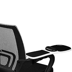 SKYZONAL Ergonomic Adjustable Armrest Wrist Rest-Only Adjustable for Chair (Extra Long Zip Ties Included)