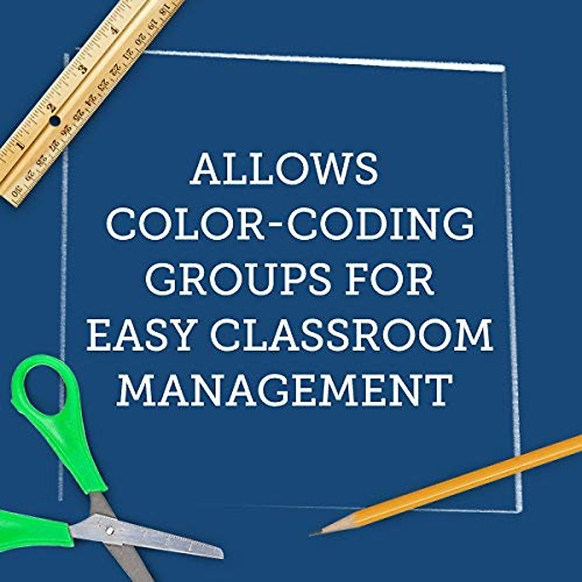 Really Good Stuff - 666002 Plastic Storage Baskets for Classroom or Home Use - Fun Rainbow Colors - 13" x 10" (Set of 6)