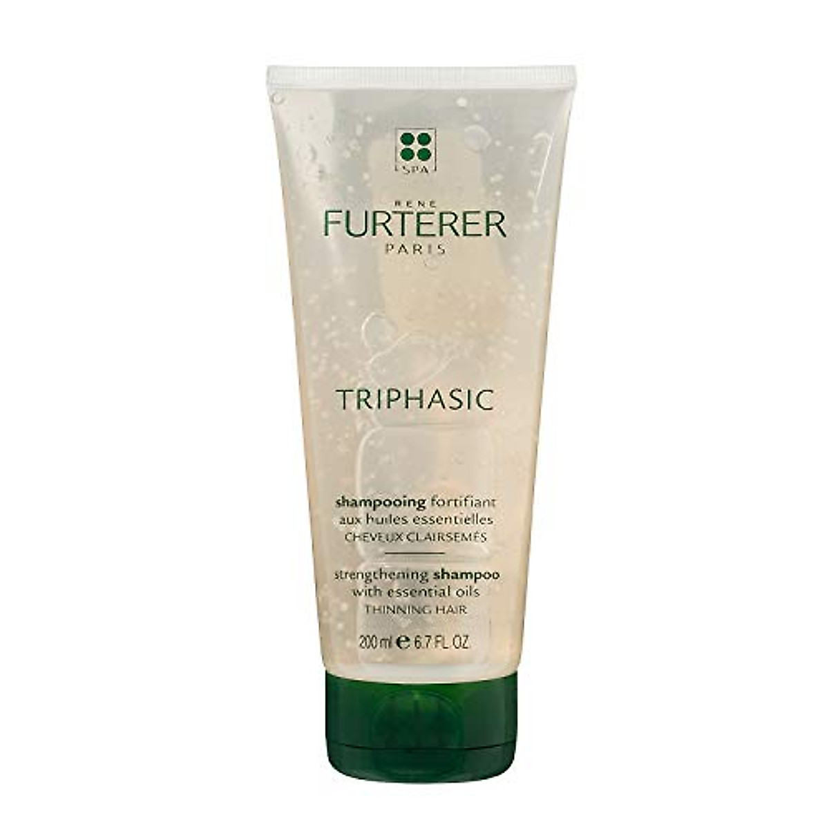 Rene Furterer TRIPHASIC Strengthening Shampoo, Thinning Hair, Scalp Microcirculation, Men & Women, 6.7 oz.