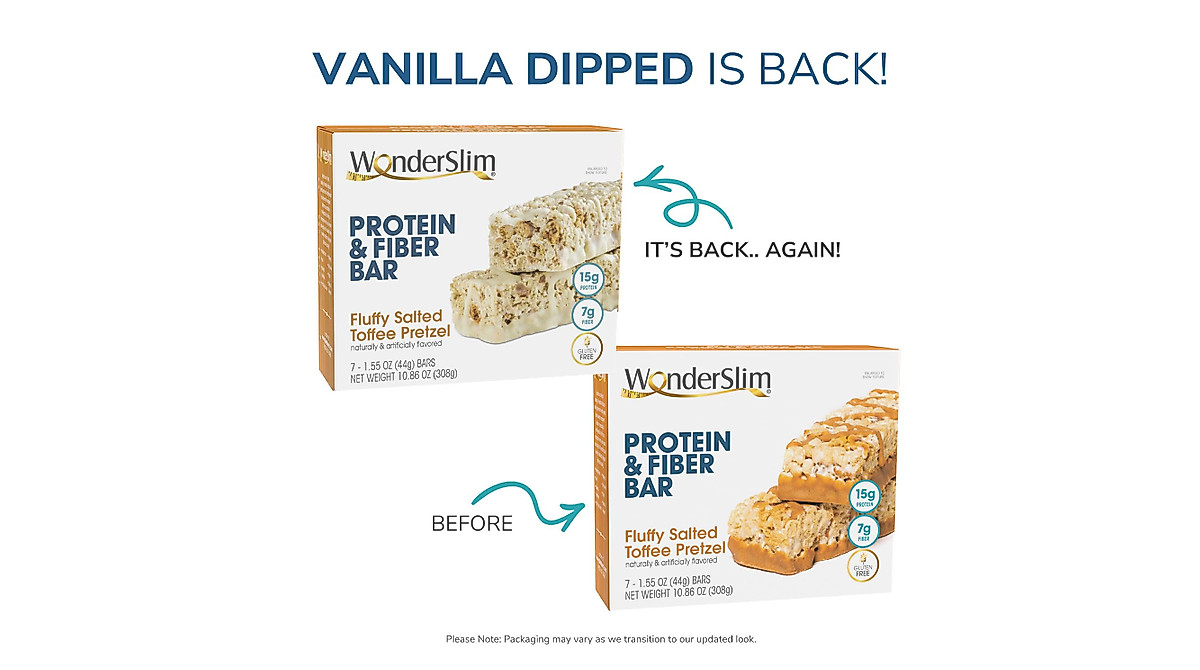 WonderSlim Protein & Fiber Bar - Guilt Free Snacking